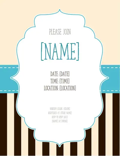 Microsoft Invitation Templates Free