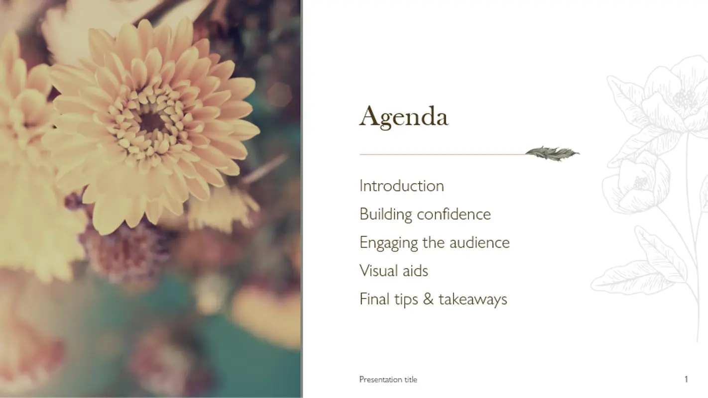 Flourish Powerpoint Template Template Gracie — Flourish Online