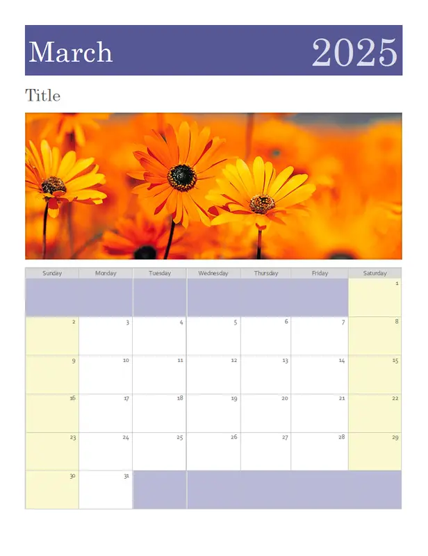 Microsoft Powerpoint Calendar Templates