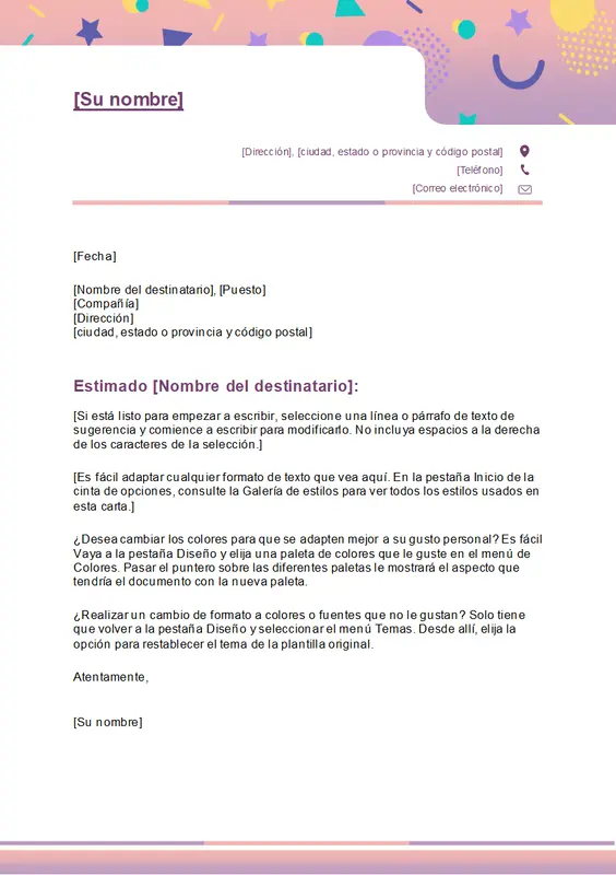 Modelo De Carta Destinatario