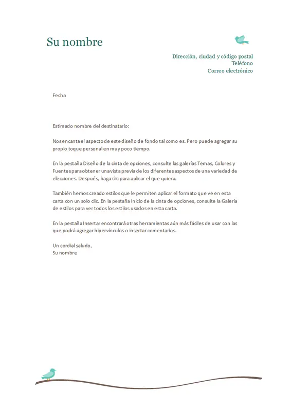 Modelo De Carta Destinatario