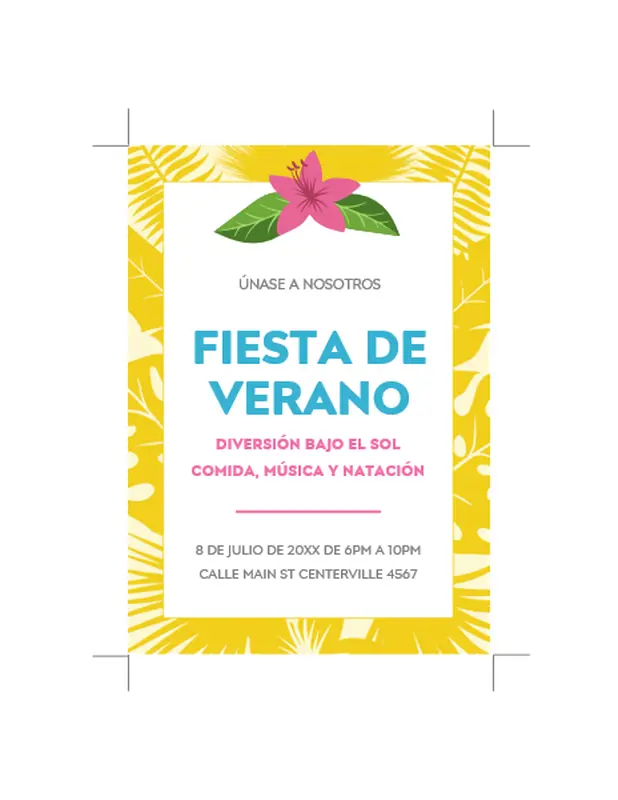 Plantillas De Invitaciones Para Imprimir Para Las Fiestas